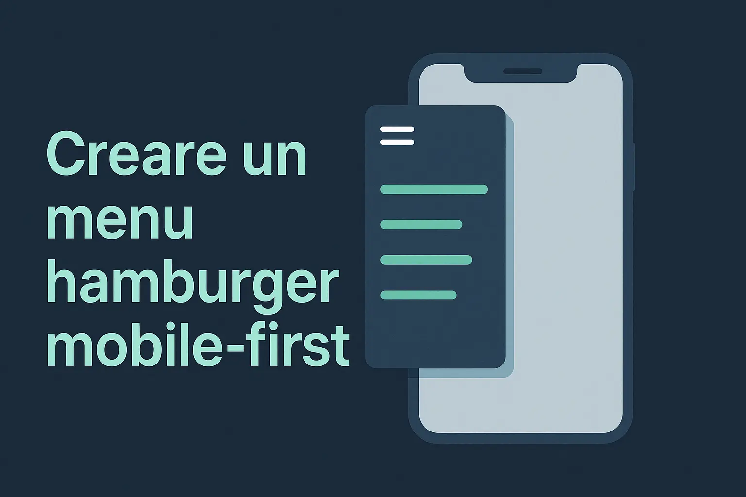 Creare un menu hamburger mobile-first | CyberAlchimista