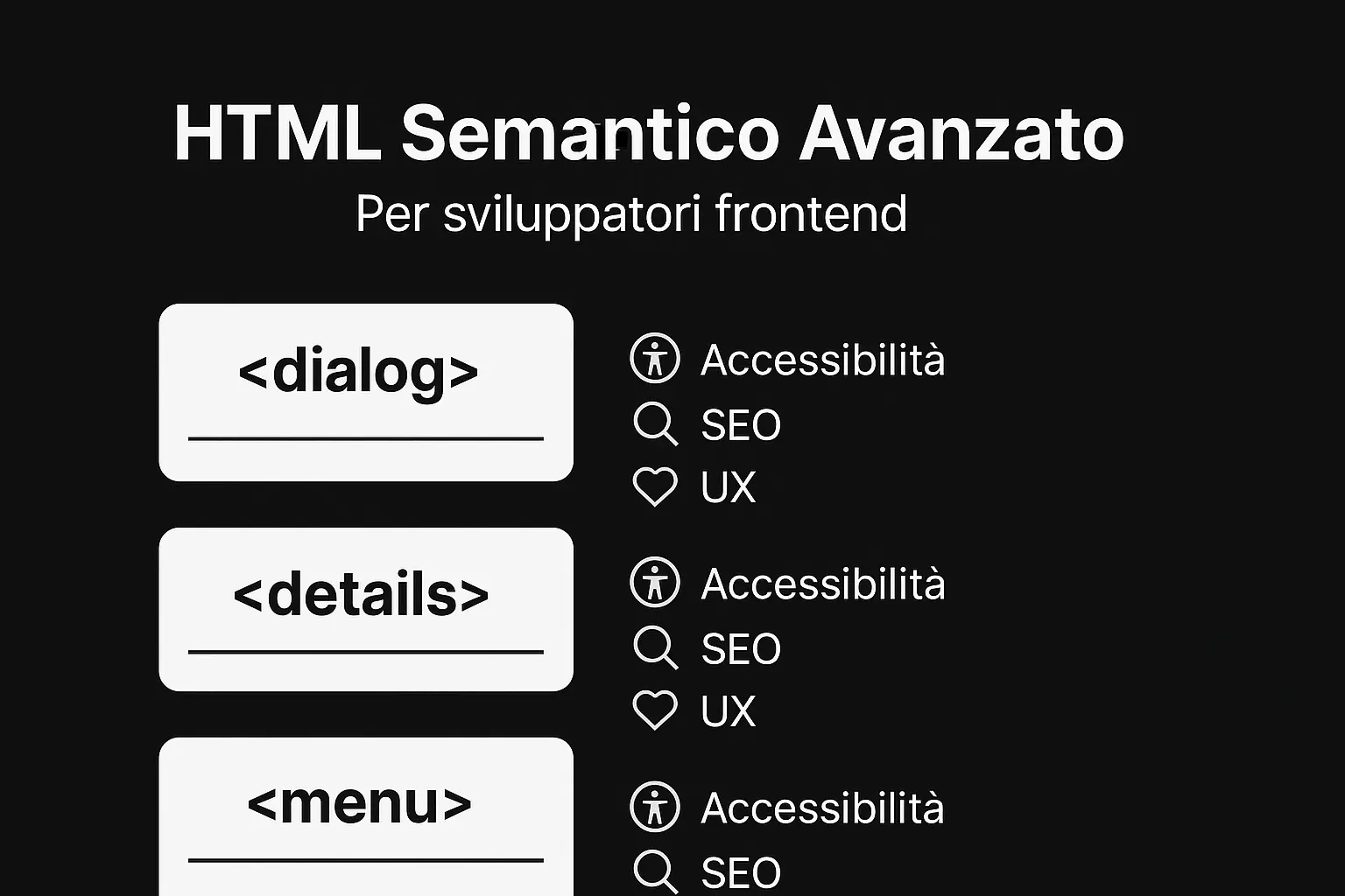 HTML semantico avanzato 2025 | CyberAlchimista